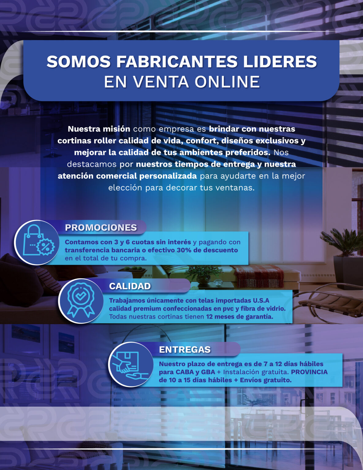 Inicio - Cortinas roller | Bandas verticales | Cortinas roller argentina